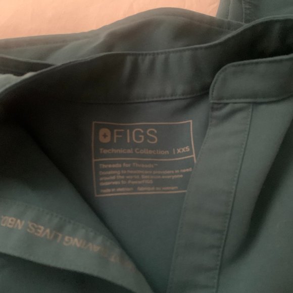 Figs | Tops | Figs Scrubs Xs Cactus Green Petite Top Matching Bottoms ...